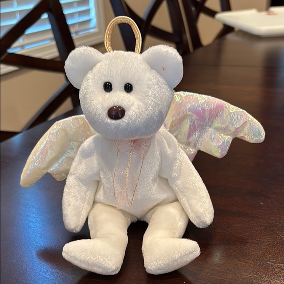 Ty | Toys | Ty White Plush Bear With Shimmering Wings | Poshmark